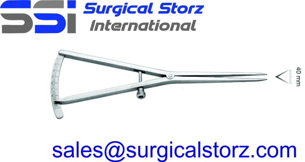 CASTROVIEJO EPKER CALIPER, 18CM, STRAIGHT, 40MM MEASURING RANGE ...