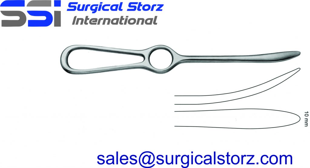LANGENBECK BONE ELEVATOR, 23CM, 10MM, BLUNT, STRONG CURVE - Surgical ...