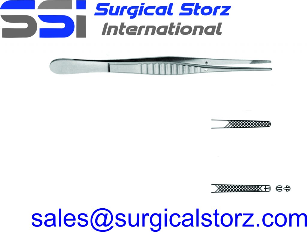 WAUGH TISSUE FORCEPS, 15CM, 1X2 TEETH - Surgical Storz International