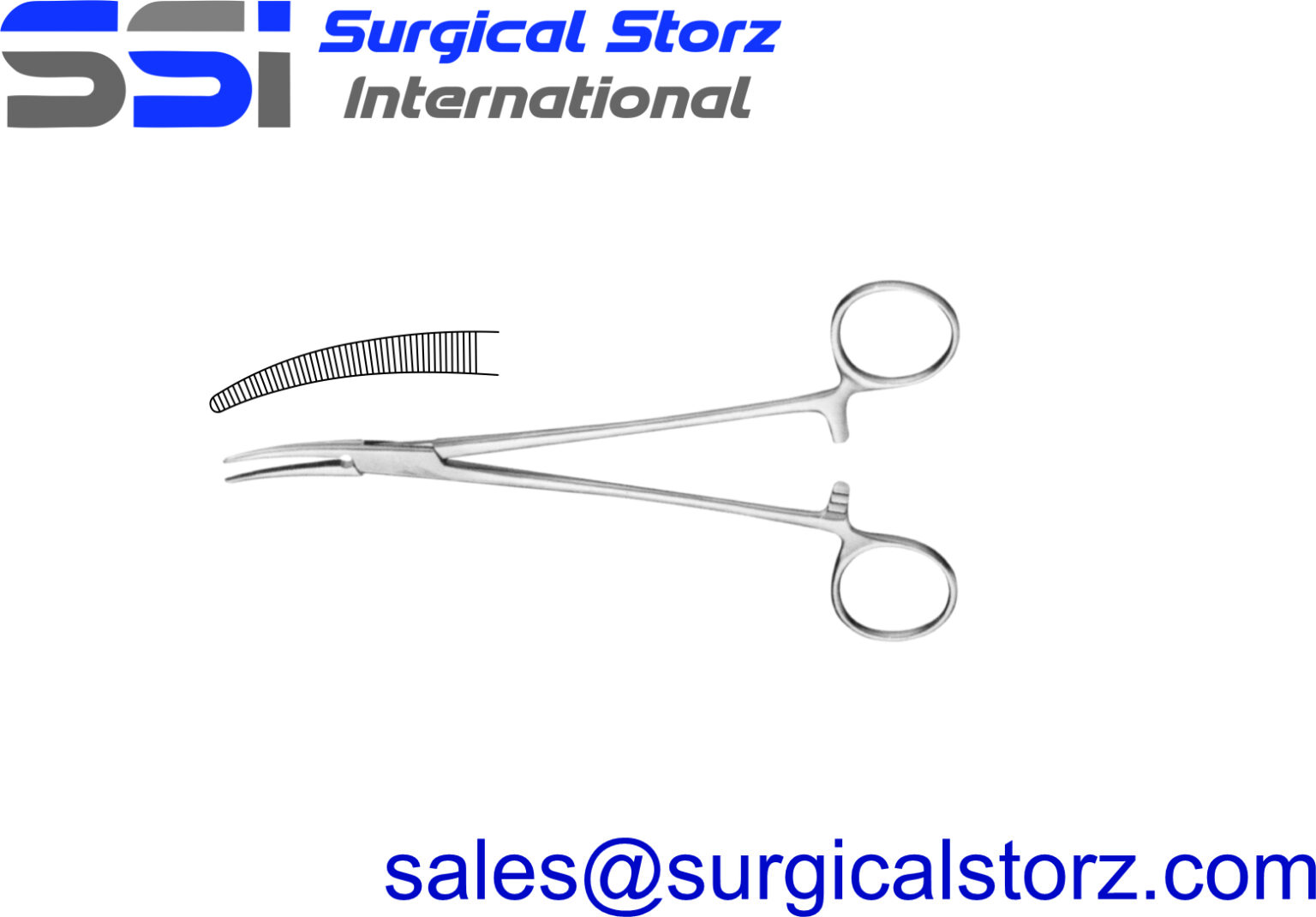Fraser-Kelly (Crile) Heamostatic Forcep Curved 18 cm (7”) - Surgical ...