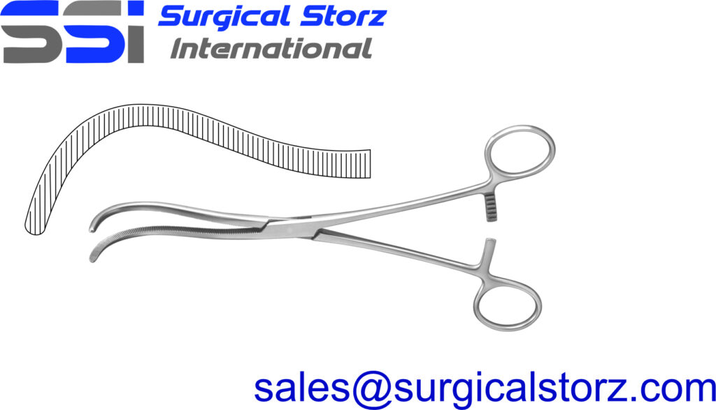 Guyon Kidney Pedicle Clamp Curved 19.5 cm (7 ¾”) - Surgical Storz ...